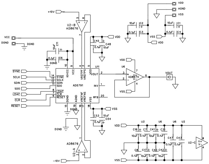 AD5791的典型应用20位电压输出DAC - 工程资源中心 - 电子技术论坛 - 广受欢迎的专业电子论坛!