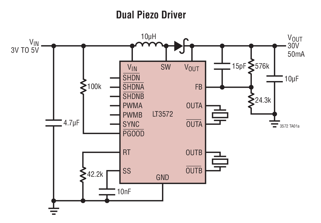 【LT3572】产品参数介绍、LT3572数据手册、中英文PDF资料下载-ADI资料-电子发烧友