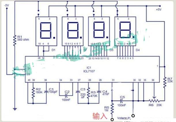 7107制作万用表电路图,7107制作电压表电路图,万用表7106电路图(第4页)_大山谷图库