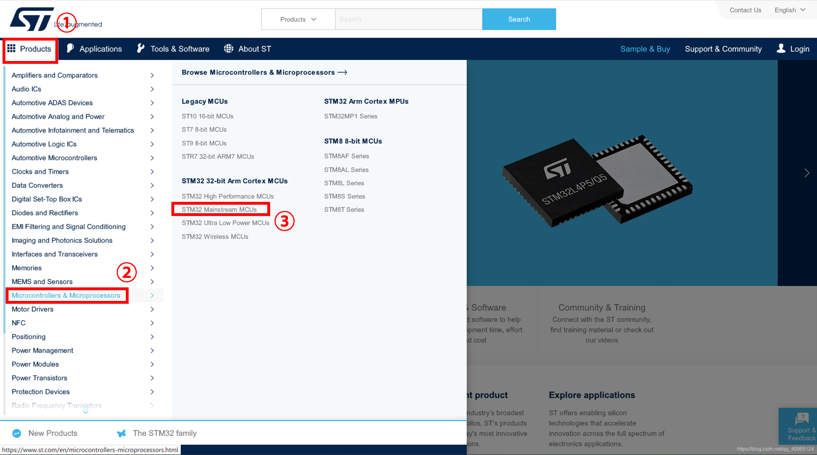 手把手教你怎样从ST官网获取标准外设库以及官方例程 - 单片机学习小组 - 电子技术论坛 - 广受欢迎的专业电子论坛!
