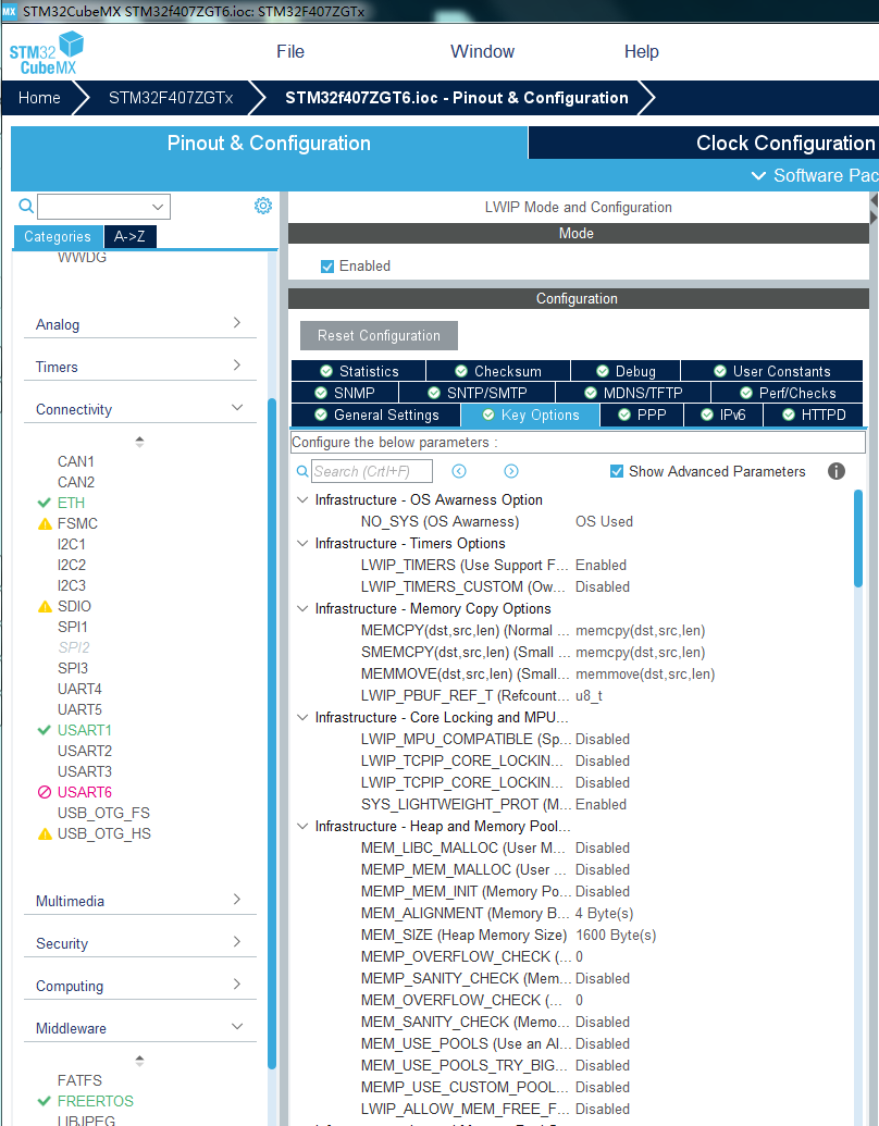 STM32F407+FreeRTOS+LAN8720+LWIP+STM32CubeMX+DHCP - STM32/STM8技术论坛 - 电子技术论坛 - 广受欢迎的专业电子论坛!